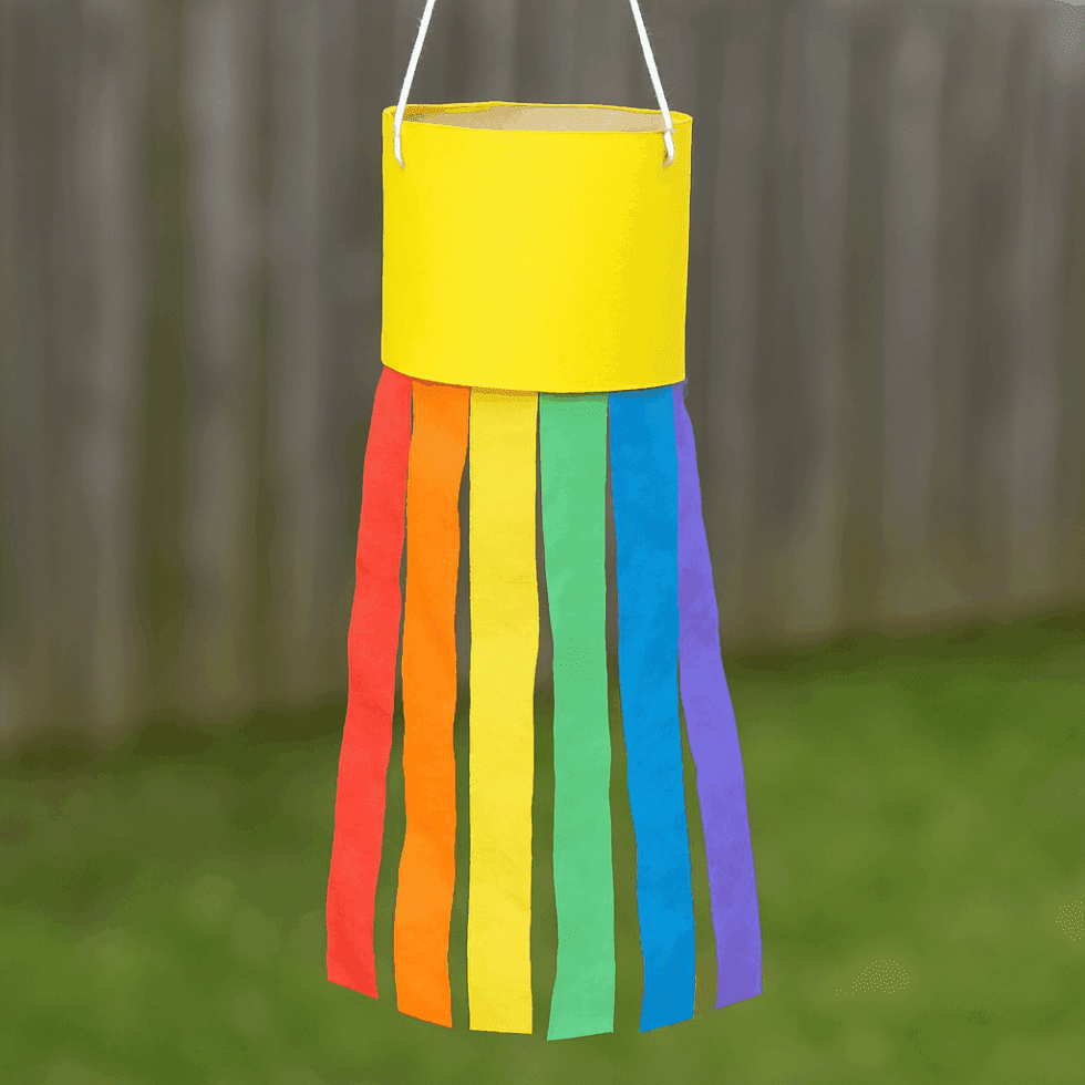 Create Your Own Rainbow Windsock for Spring | Mike Perrello Magic